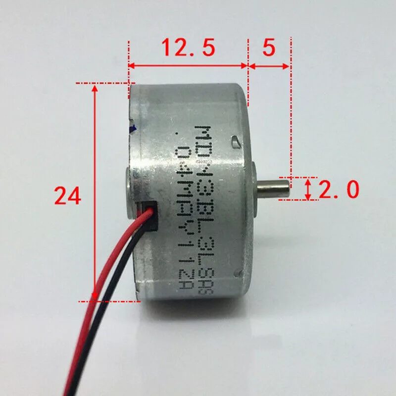 NMB Micro 300 motor DC 3V 6V 9V 12V 12V nagy sebességű 24mm